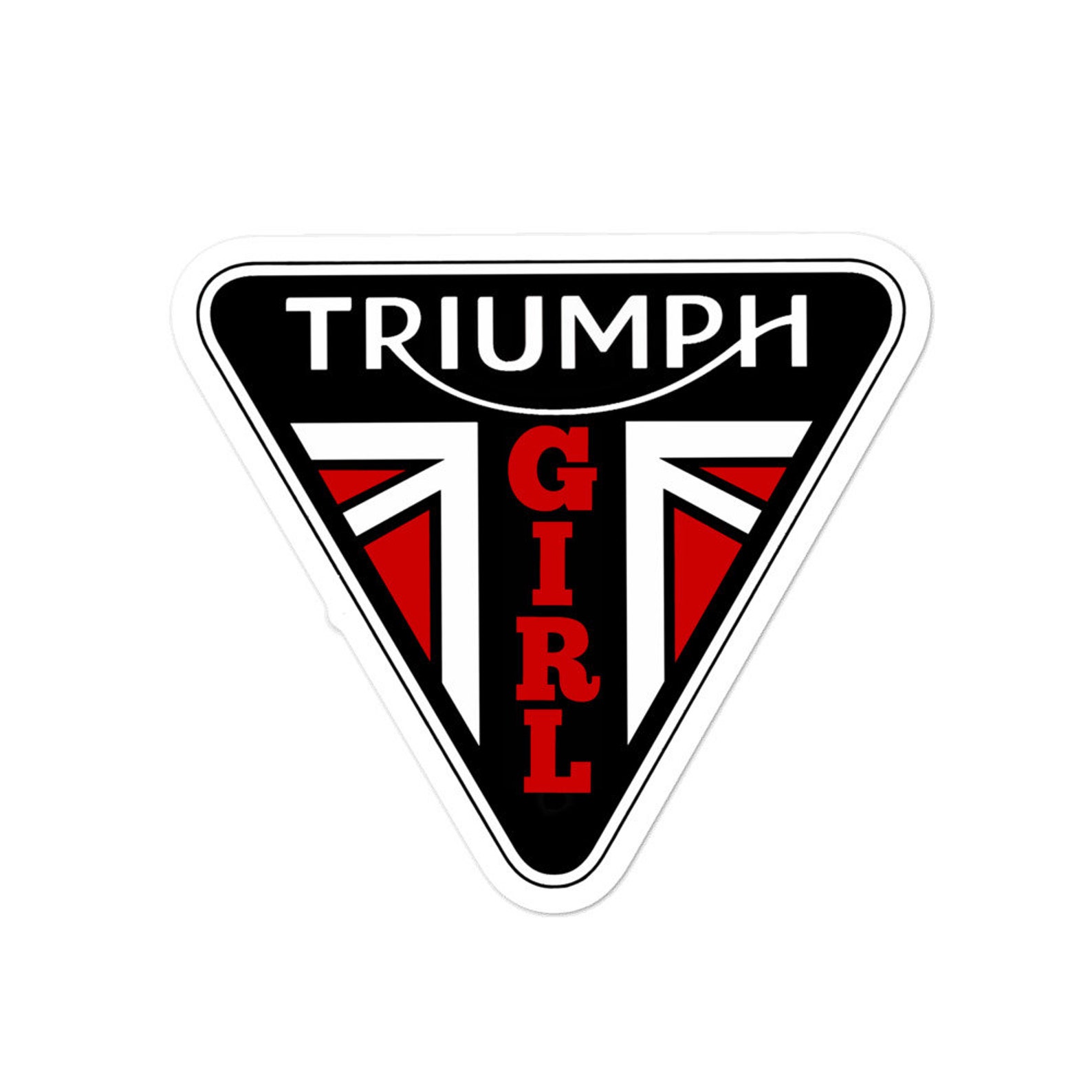 Triumph Girl Sticker Biker Chick Lady Rider Girl Rider - Etsy