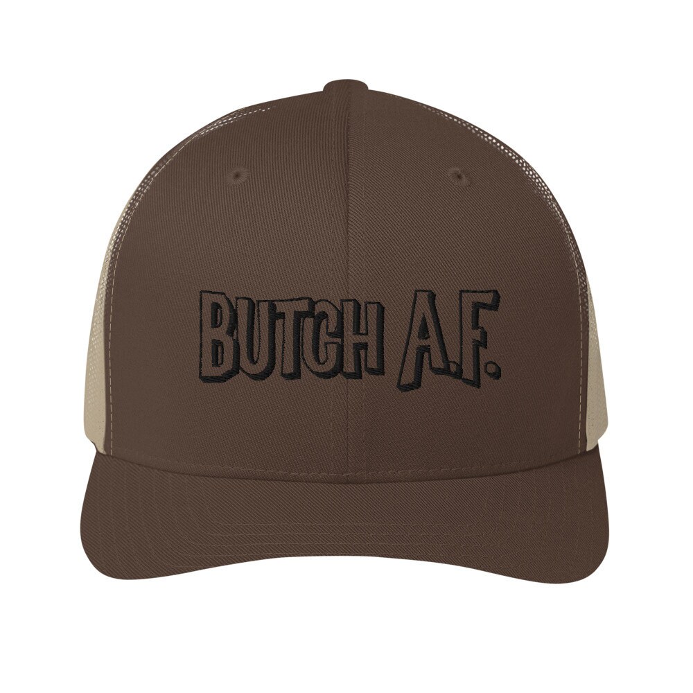 Butch AF Retro Trucker Cap Butch as Fck Hat, Butch Life, Gay Pride ...