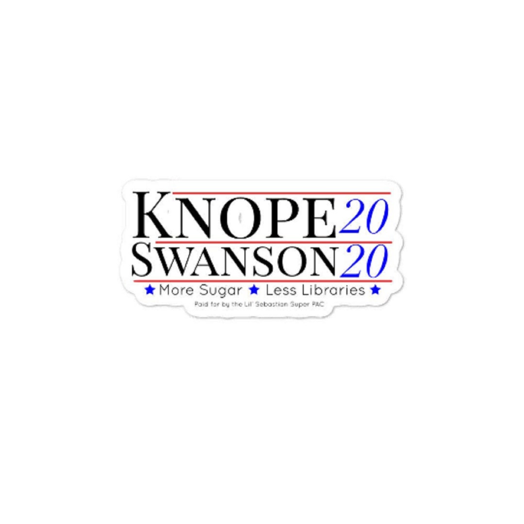 Knope Swanson 2020 Sticker, Parks and Rec Campaign, Parks & Recreation ...