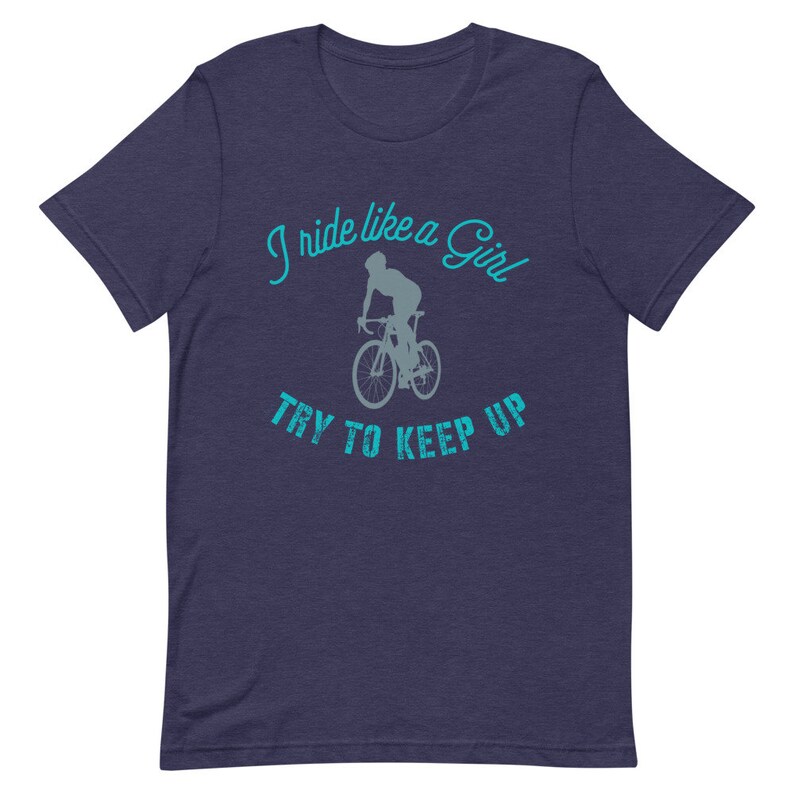 Ride Like A Girl Tshirt, Try to Keep Up, Mountain Biker, Biker Girl ...