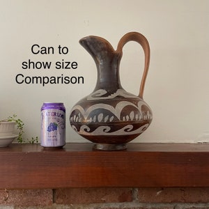 Large Vintage Mexican Water Pitcher, Southwest Water Pitcher, Large ...