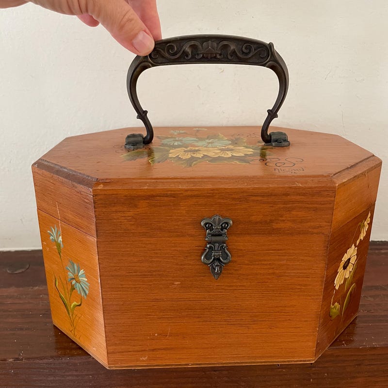 1970s Wood Purse - Etsy