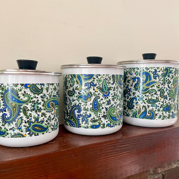 Green Vintage Canister Sets - Etsy