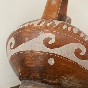 Large Vintage Mexican Water Pitcher, Southwest Water Pitcher, Large ...