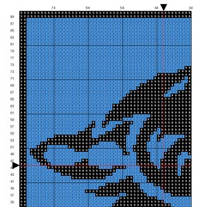 C2C Crochet Pattern PDF Digital Download Wolf Tribal Tattoo Black ...