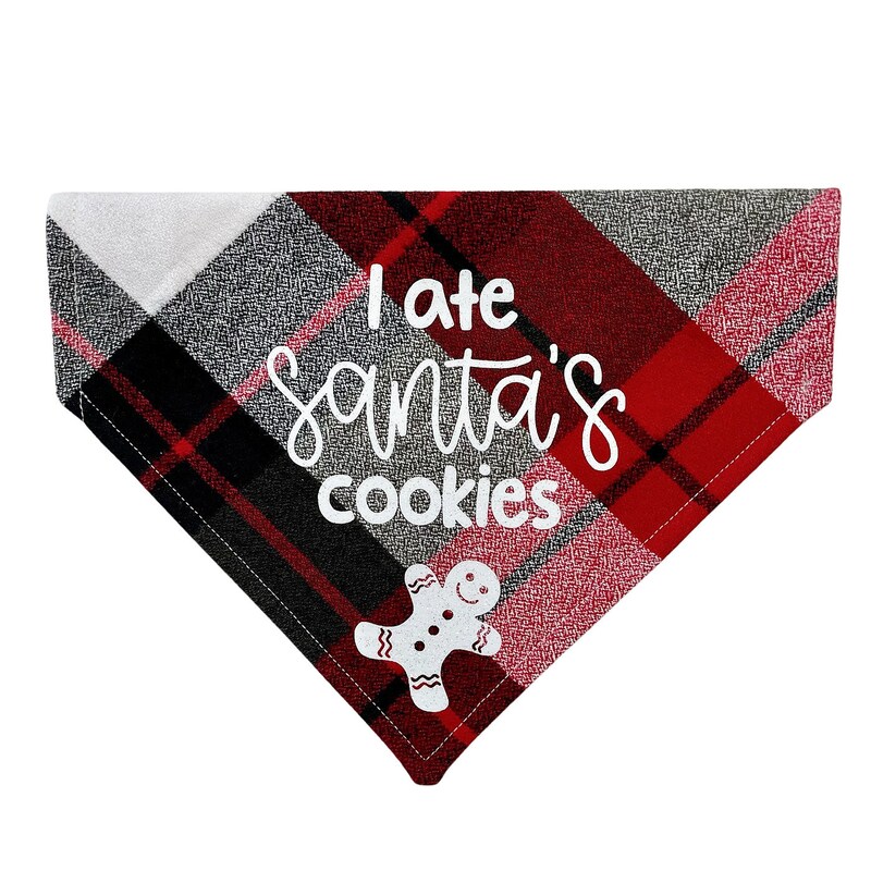 Santa Dog Bandana - Etsy