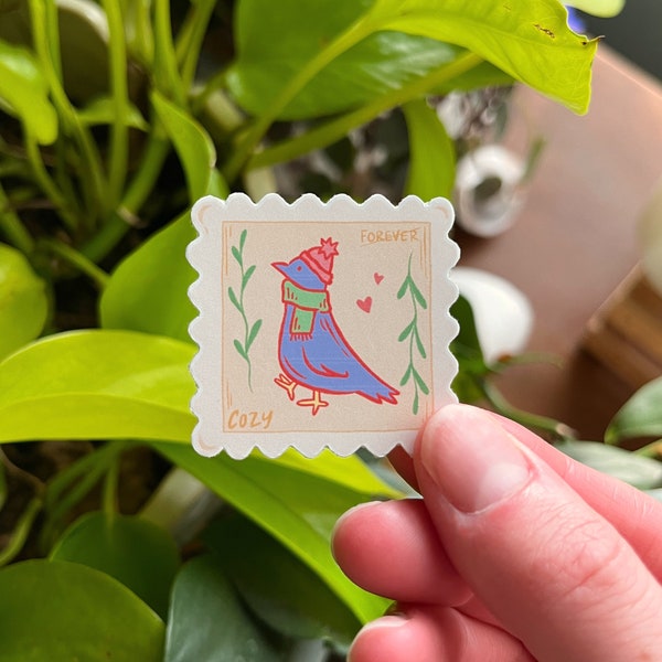 Cute Bird Stamp - Etsy