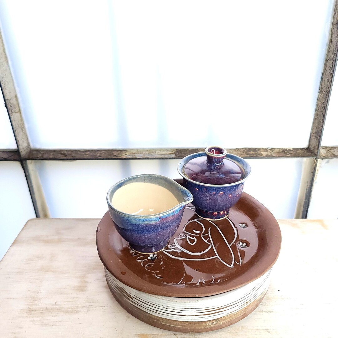 Handmade Tea Boat. Wheel Thrown With New Mexico Clay Cha Pan. - Etsy