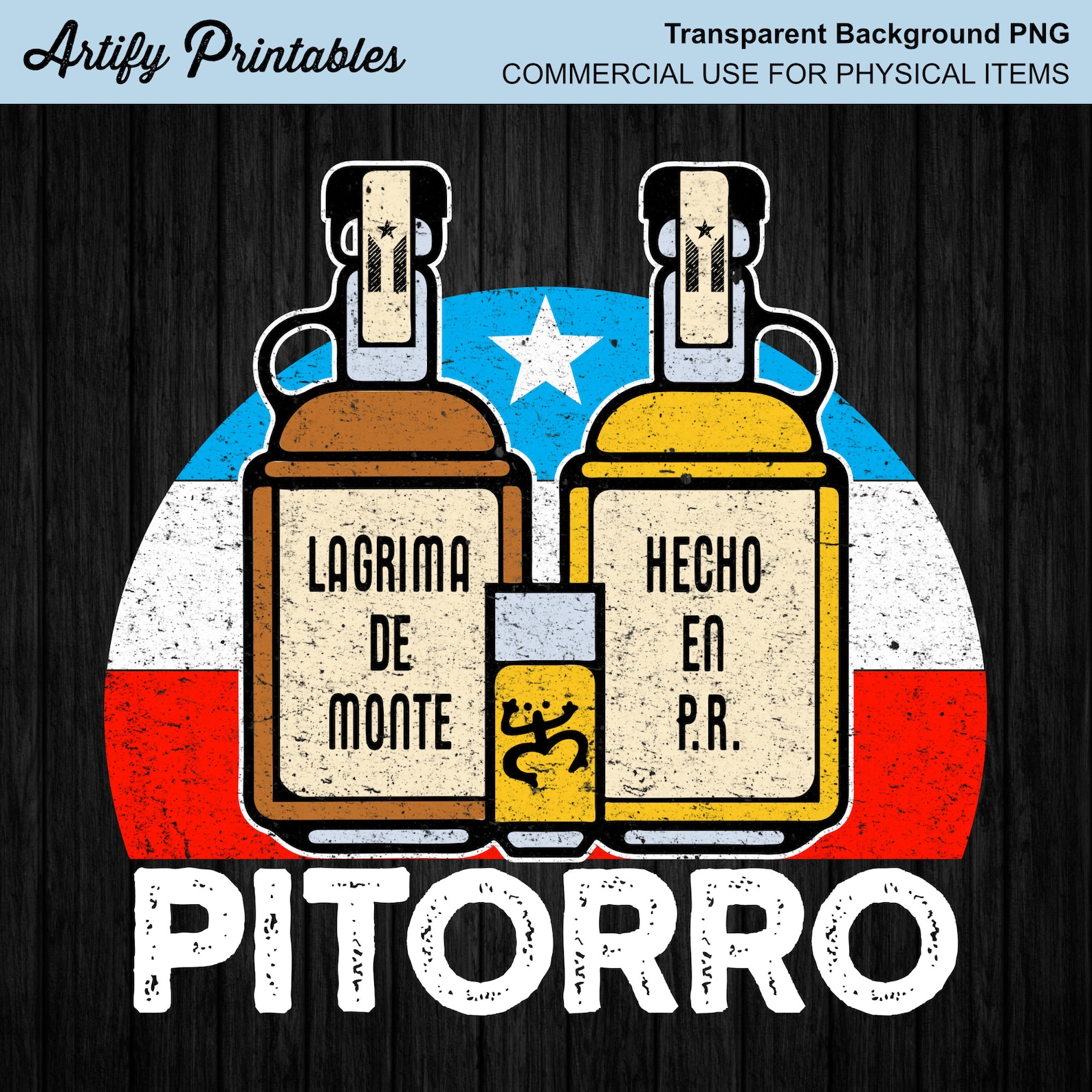 Puerto Rico PNG File | Boricua Png Design | Puerto Rican Shirt Design ...