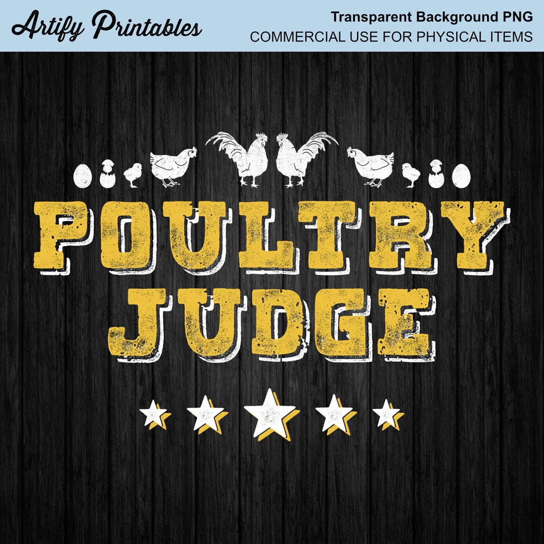 Chicken PNG File | Funny Chicken Png Design | Poultry Judge Shirt ...