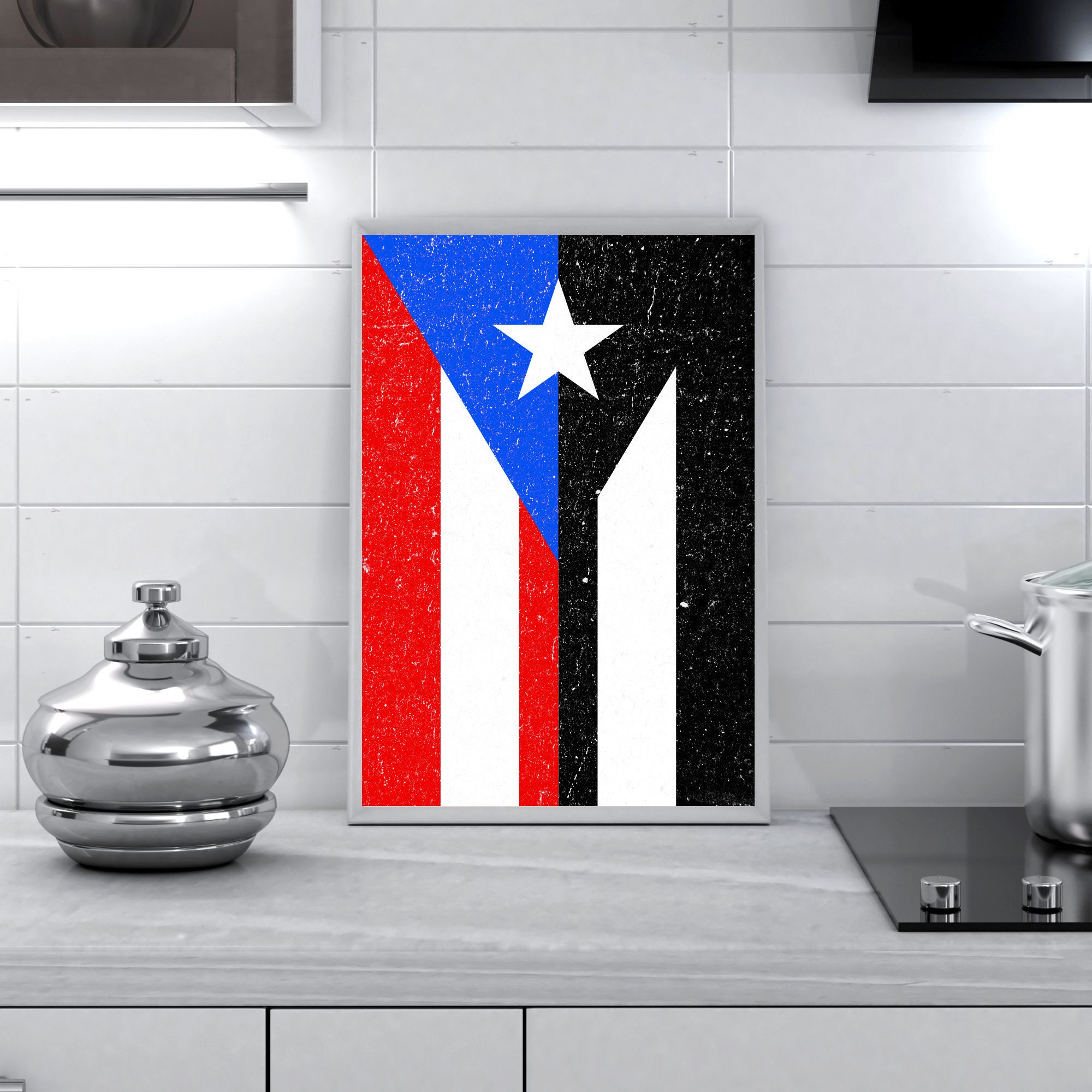 Puerto Rican Flags, Puerto Rico Wall Art, Puerto Rican Art, Puerto Rico ...
