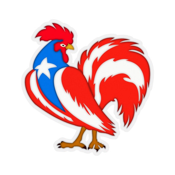 Stickers, Labels & Tags Puerto Rico Flag Sticker Gallo Boricua Stickers ...