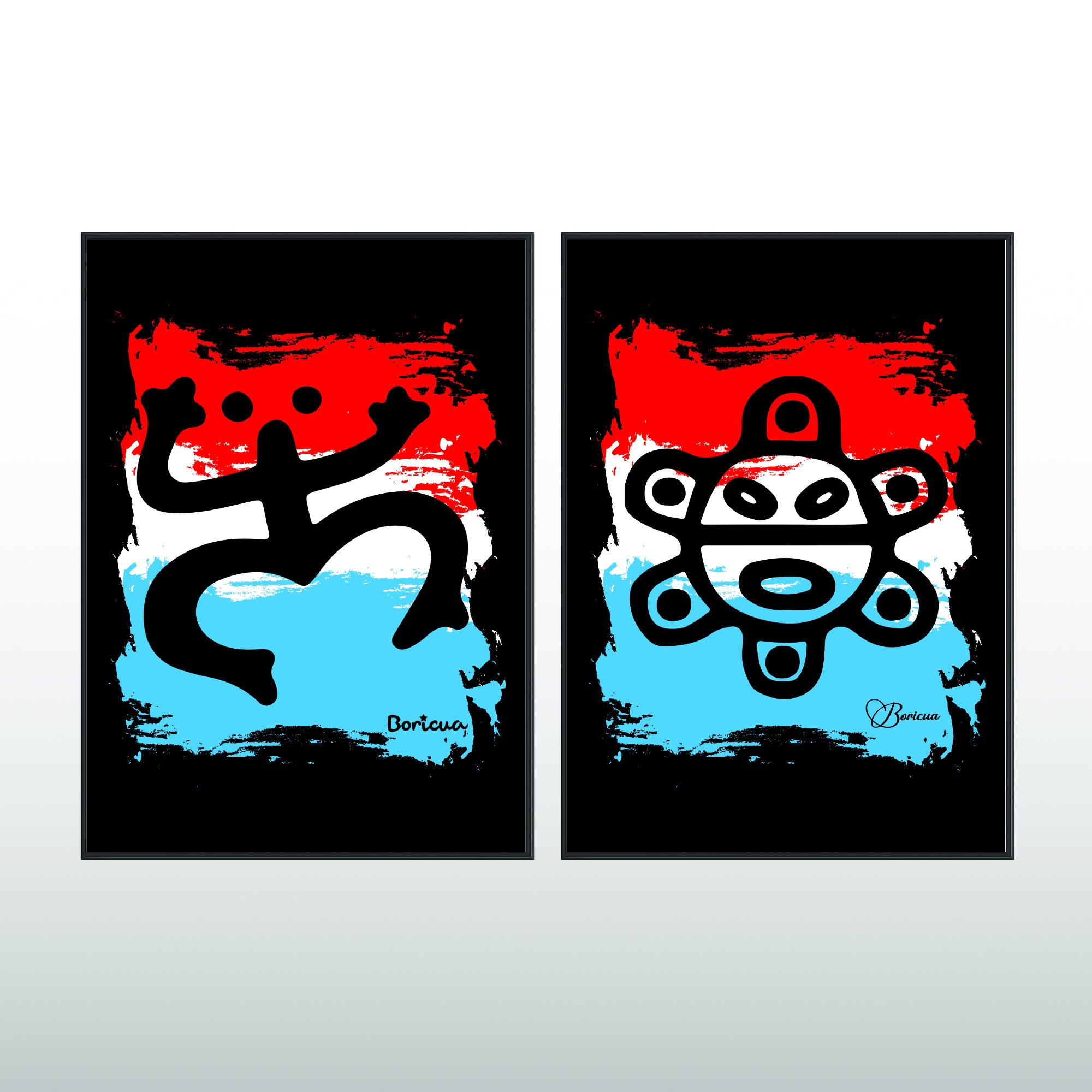 Coquí Sol Taíno Printable Wall Art, Puerto Rican Art, Puerto Rico Wall ...