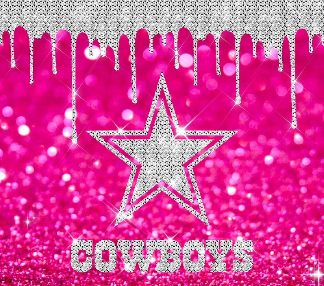 Shimmering Dallas Cowboys Pink 20oz Tumbler - Etsy