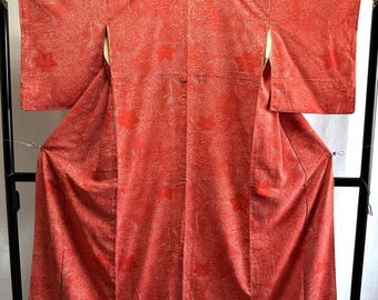 Vintage Japanese Silk Kimono - Beautiful Pattern - Etsy