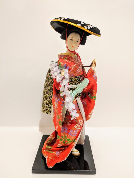 Art & Collectibles Art Dolls Japanese Geisya Doll Beautiful Kimono doll ...