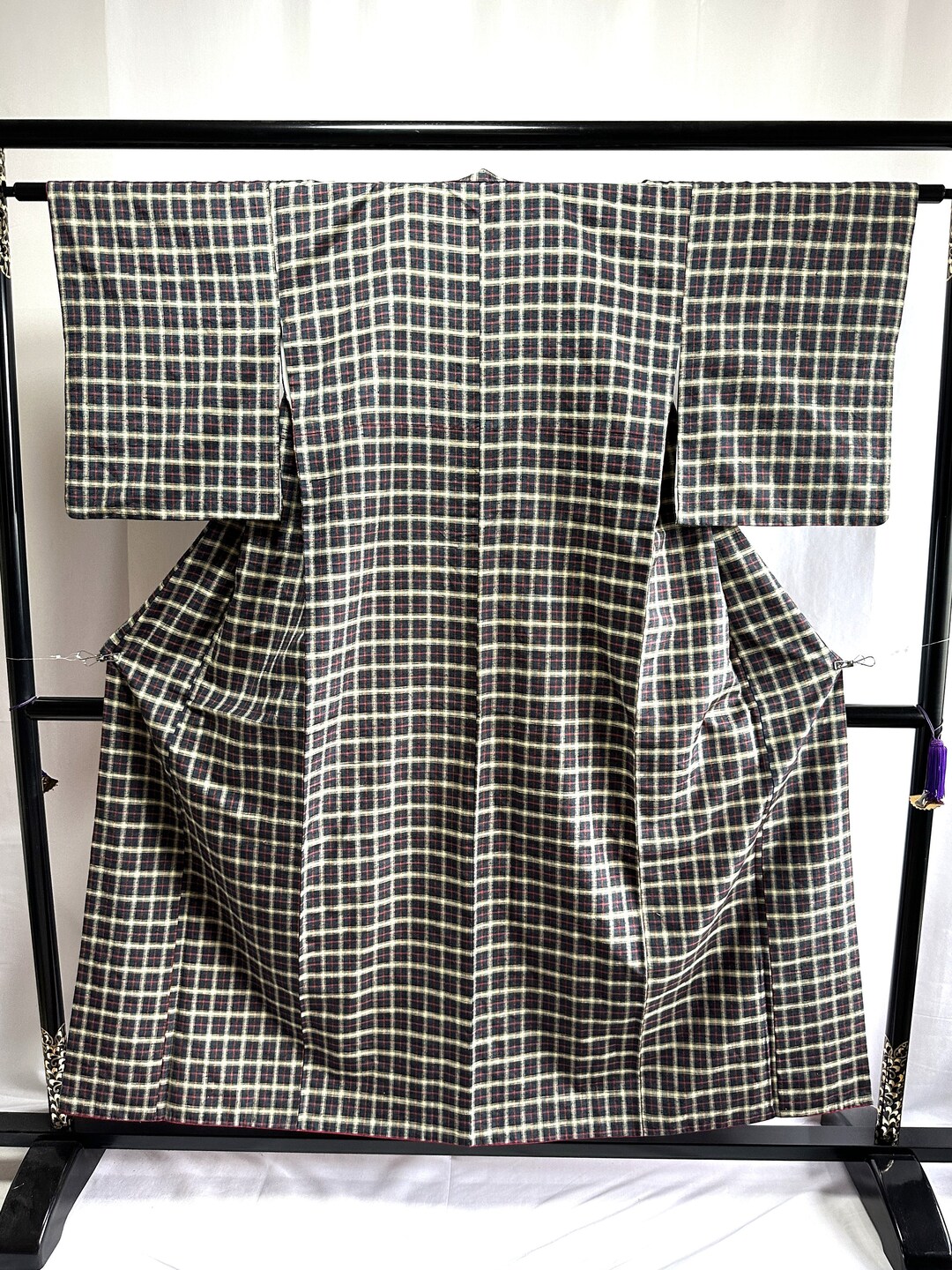 Vintage Japanese Silk Kimono - Beautiful Pattern - Etsy