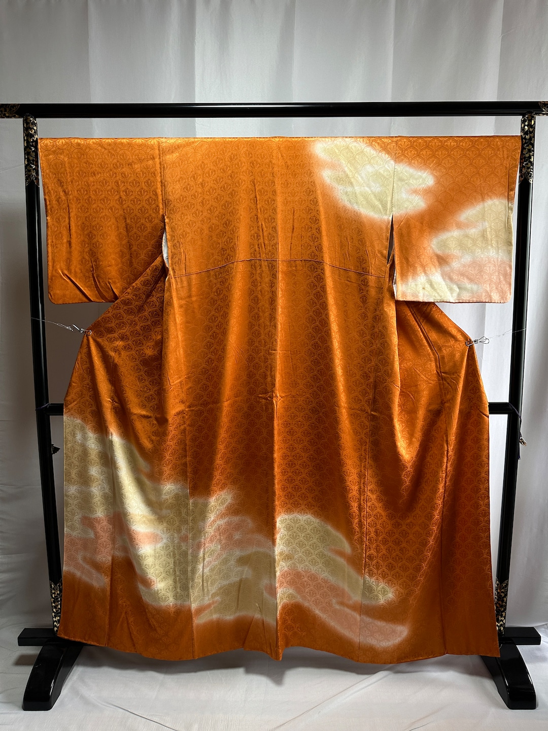Vintage Japanese Silk Kimono Beautiful Pattern - Etsy