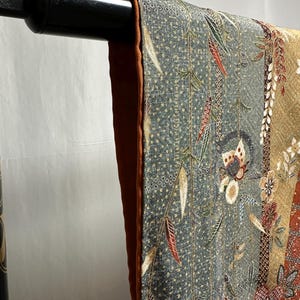 Vintage Japanese Silk Kimono - Beautiful Pattern - Etsy