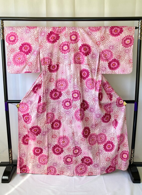 Vintage Japanese Yukata Beautiful Pattern - Etsy