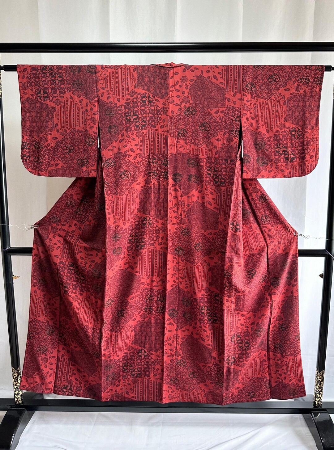 Vintage Japanese Silk Kimono Beautiful Pattern - Etsy