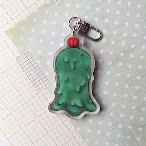 Mudmouth Salmon Run Splatoon Inspired Acrylic Shaker Keychain - Etsy