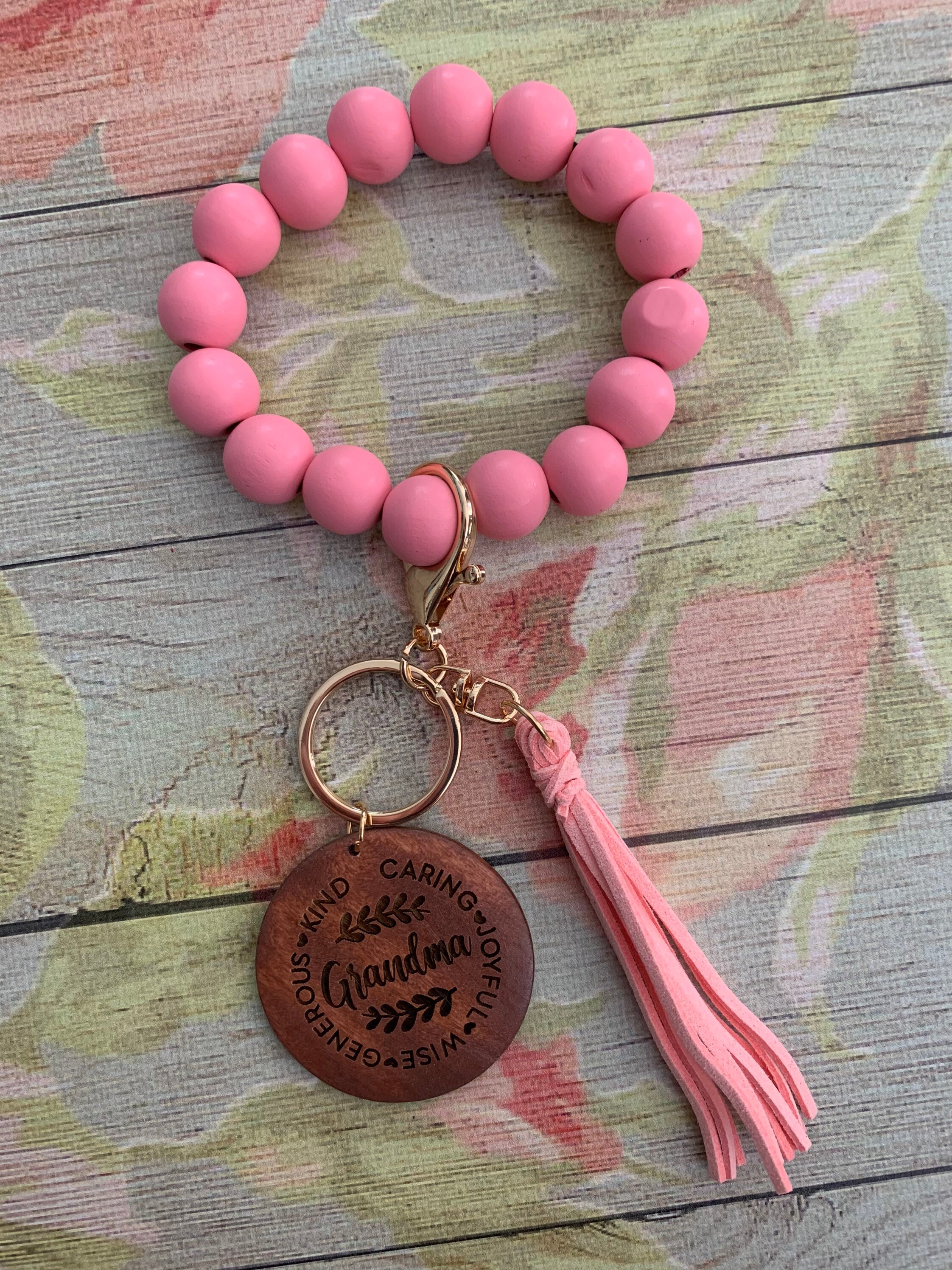 Grandma Bangle Bracelet Keychain | Bangle Bracelet for Keys | Stretchy ...