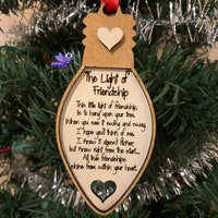 Digital Version - Glow of Friendship Glitter Light Bulb Ornament ...