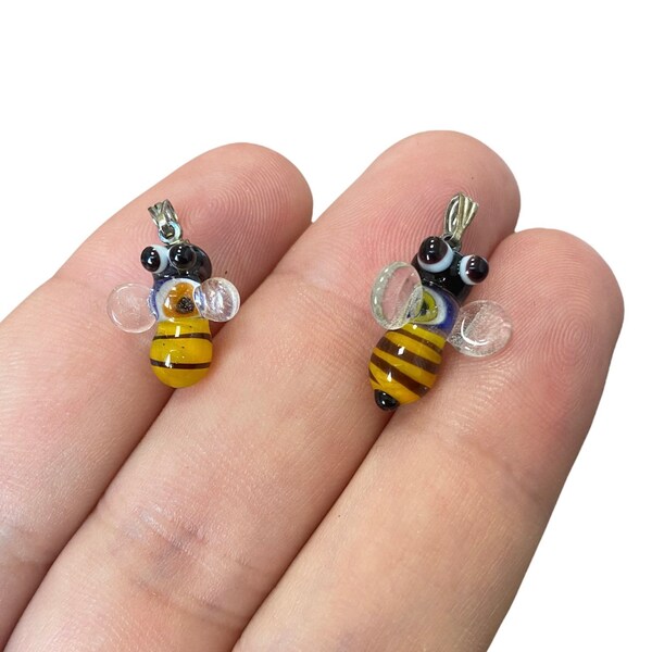 Lampwork Bee Bead - Etsy