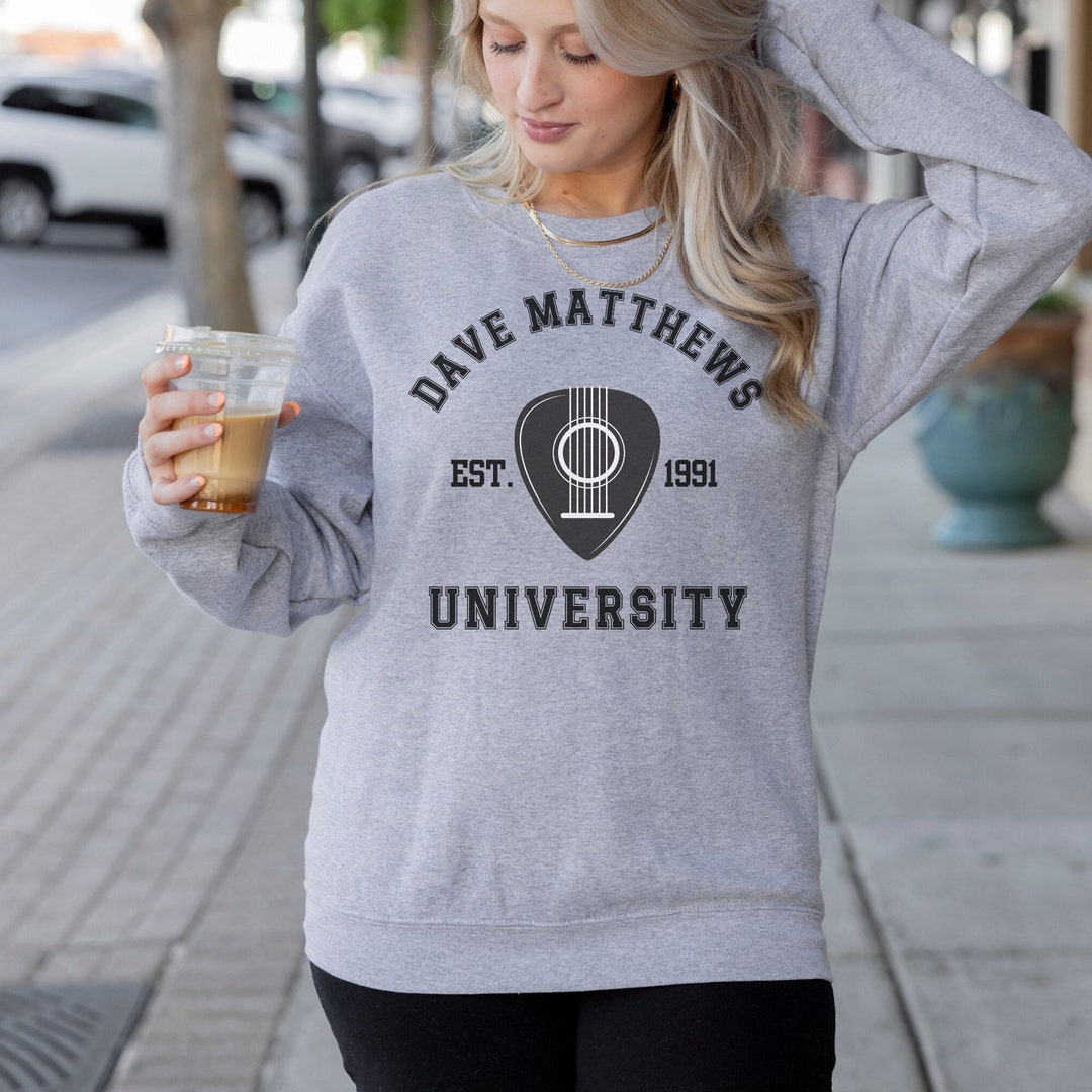 Dave Matthews University Unisex Sweatshirt , DMB College Crewneck ...