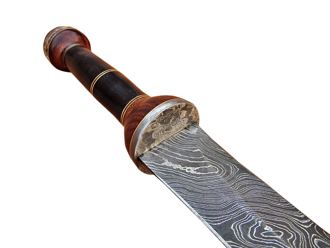 Damascus Sword Damascus Steel Classic Sword | Etsy