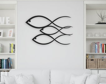 Large Fish Metal Art - Etsy