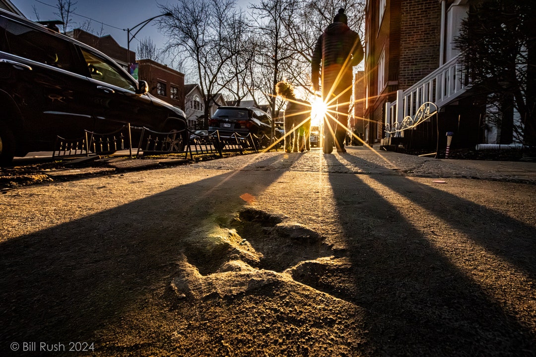 Chicago Rathole, Chicagohenge Sunset, Rathole Henge, Roscoe Village ...