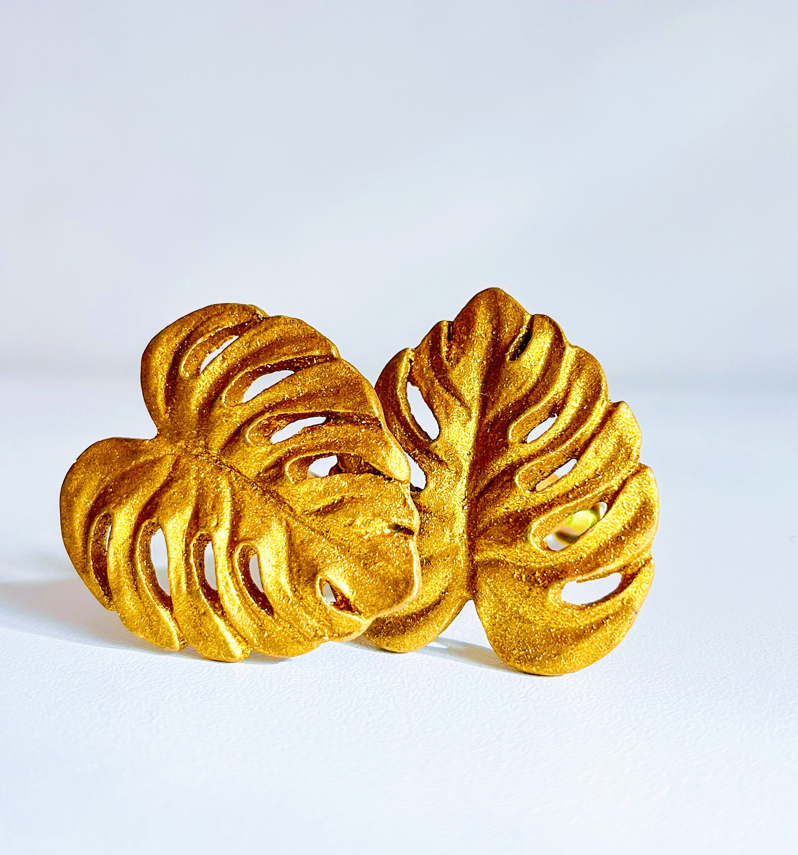 Monstera Leaves Door Knobs Solid Brass Urban Jungle Gift - Etsy UK