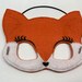 Fox Dress Up/pretend Play Mask Halloween Costume Halloween Birthday ...