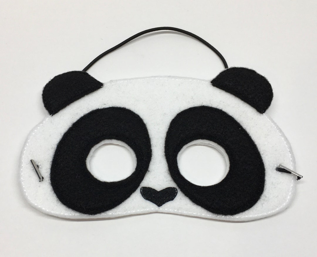 Panda Dress Up/pretend Play Mask Zoo Animal Costume Halloween Birthday ...