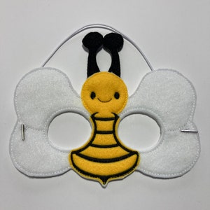 Bee Insect Dress Up/pretend Play Mask Costume Halloween Birthday Party ...