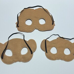 Lion Family Lioness Cub Zoo Animal Dress Up/pretend Play Mask Halloween ...