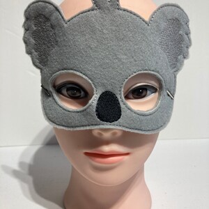 Koala Dress Up/pretend Play Mask Zoo Animal Costume Halloween Birthday ...