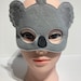 Koala Dress Up/pretend Play Mask Zoo Animal Costume Halloween Birthday ...