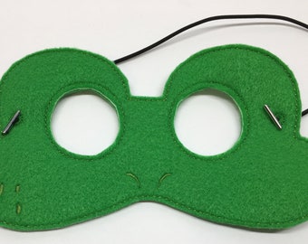 Frog Mask (M195) I Kid's Mask, Dress-up, Party Favors, Birthday Party ...