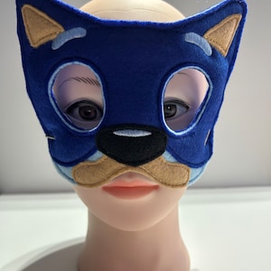 Blue Heeler Dog Dress Up/pretend Play Mask Costume Halloween Birthday ...