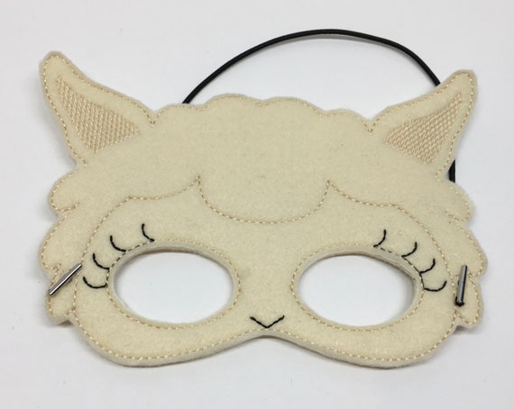 Llama/alpaca Dress Up/pretend Play Mask Halloween Birthday - Etsy