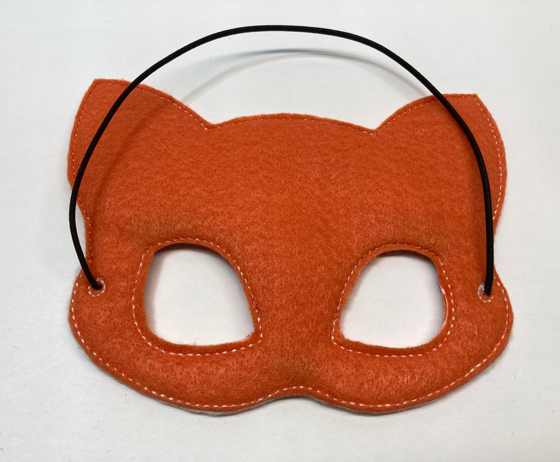 Fox Dress Up/pretend Play Mask Halloween Costume Halloween - Etsy