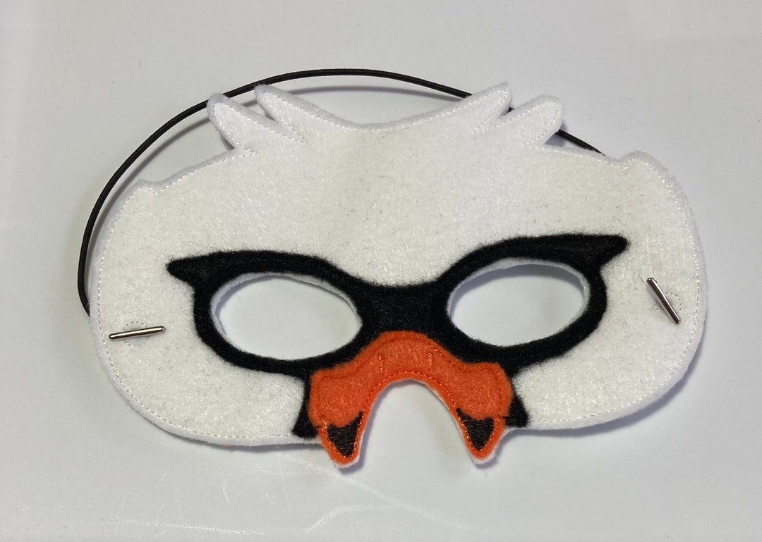 Swan Dress Up/pretend Play Mask Costume Halloween Birthday Party Favors ...