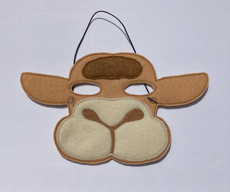 Felt Camel Mask: Embroidered Animal Costume, Party Favors - Etsy