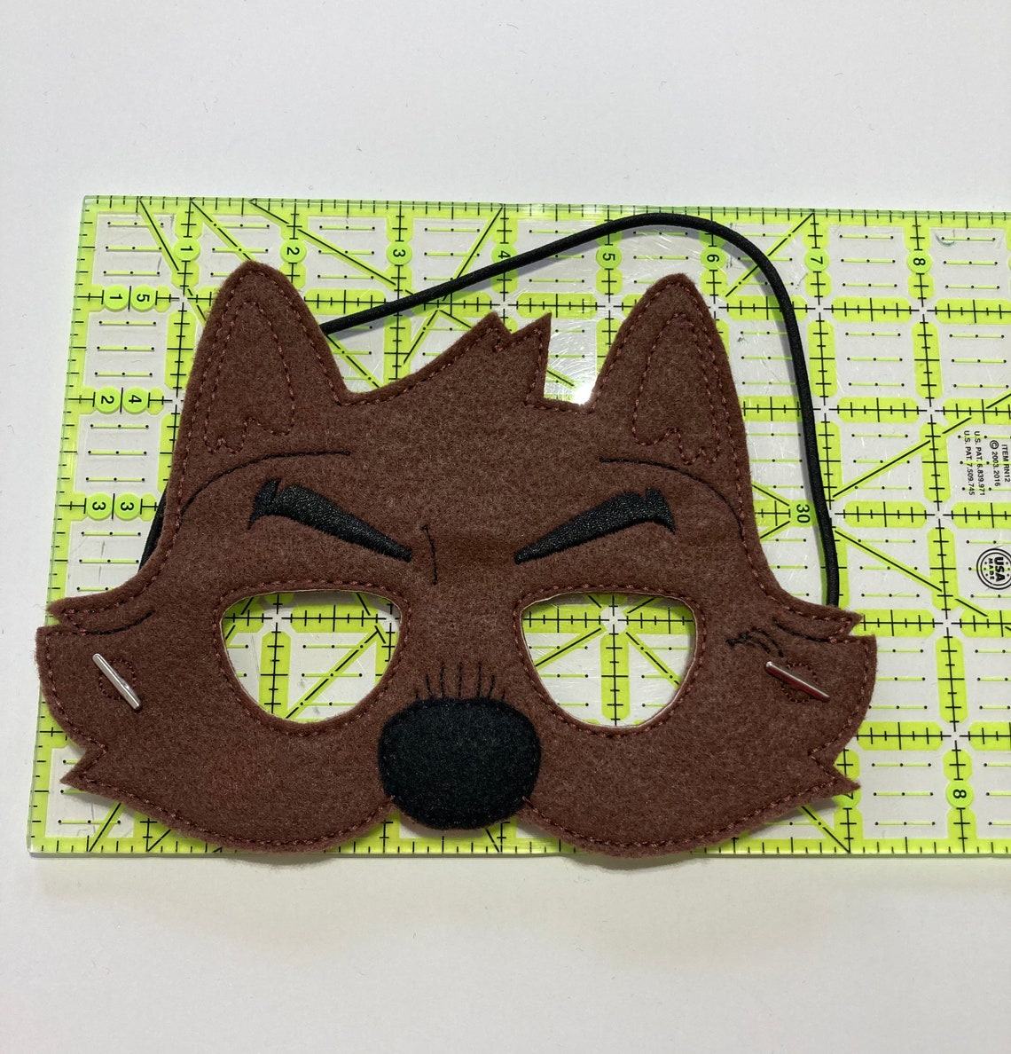 Brown Wolf Dress Up/pretend Play Mask Halloween Costume - Etsy