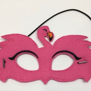 Flamingo Dress Up/pretend Play Mask Pink Bird Costume Halloween ...