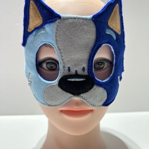 Blue Heeler Dog Dress Up/pretend Play Mask Costume Halloween Birthday ...