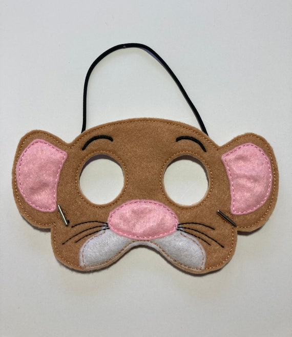 Brown Mouse/rat Dress Up/pretend Play Mask Halloween Costume - Etsy